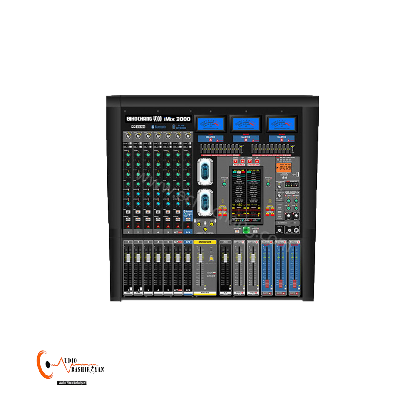 پاور میکسر اکوچنگ IMX 3000 tube – فروشگاه صوت و تصویر بشیریان